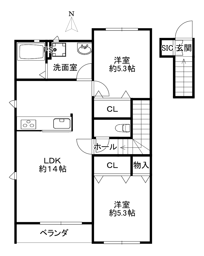 BRICKS本山B棟 2LDKの賃貸物件・価格情報【SUUMO】