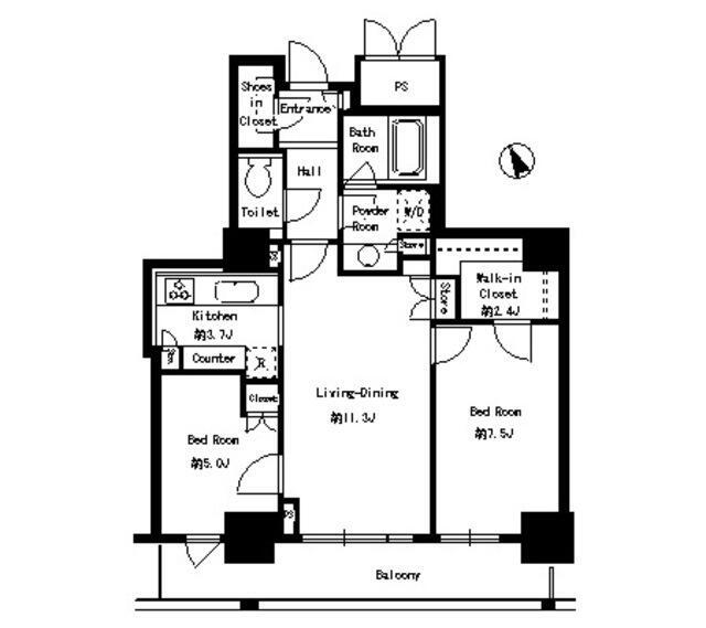 【SUUMO】2LDK/16階/66.12m2／東京都港区芝浦2／芝浦ふ頭駅の賃貸・部屋探し情報（000102212608） | 賃貸マンション・賃貸アパート