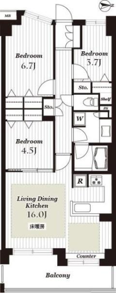 【SUUMO】3LDK/2階/71.58m2／神奈川県川崎市麻生区高石4／百合ヶ丘駅の賃貸・部屋探し情報（000101414085） | 賃貸マンション・賃貸アパート