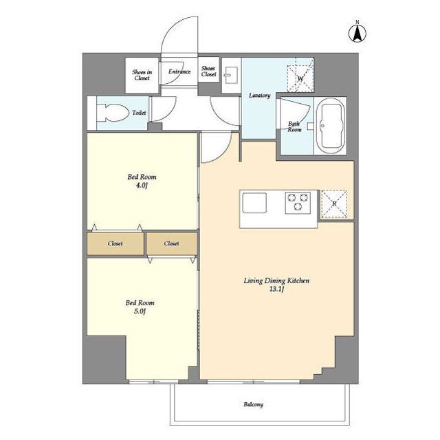 【SUUMO】2LDK/7階/51.02m2／東京都荒川区西日暮里6／西日暮里駅の賃貸・部屋探し情報（000101798458） | 賃貸マンション・賃貸アパート